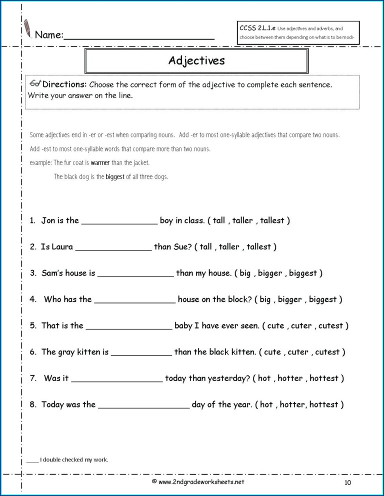 Limiting Adjectives Worksheet Grade 1 - Adjectiveworksheets.net Limiting Adjectives Worksheet Grade 1 - Adjectiveworksheets.net